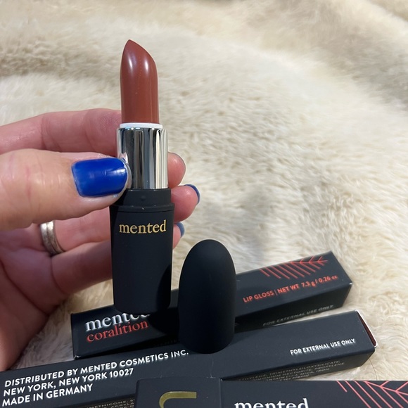 Mented Cosmetics | Makeup | Set Of Three Lip Color Mented Peach New ...